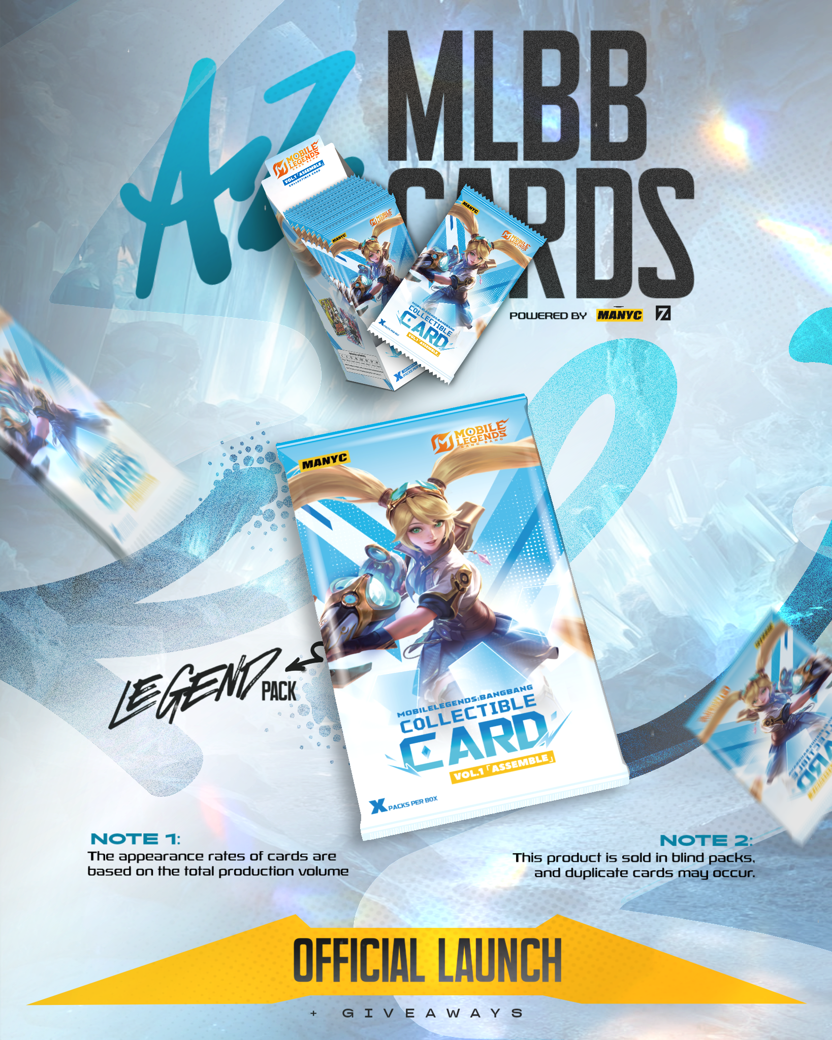 MANYC Mobile Legends Official Collector Cards – Team Absolute Zero